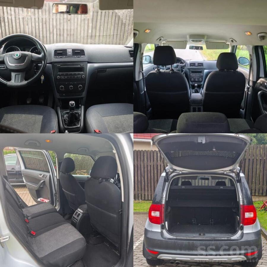 Grey Skoda Yeti 2013 in Riga, with an engine capacity of 2.00 L and mileage of 369 thousand km for 2200 €, photo 16 on AUTOMOTO.COM.LV