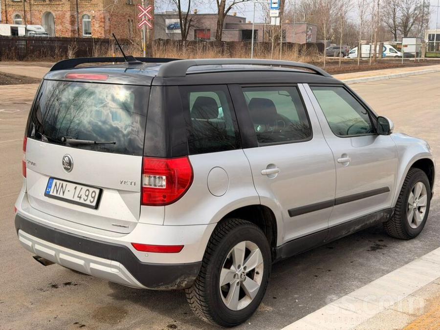 Grey Skoda Yeti 2015 in Riga, with an engine capacity of 1.60 L and mileage of 234 thousand km for 5200 €, photo 6 on AUTOMOTO.COM.LV