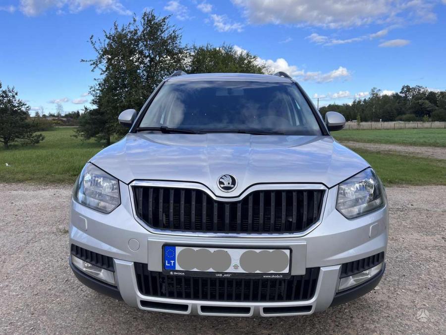 Pelēks Skoda Yeti 2015 Viļņa, ar dzinēja tilpumu 1.97 L un nobraukumu 208 tūkst. km par 5950 €, foto 5 vietnē AUTOMOTO.COM.LV