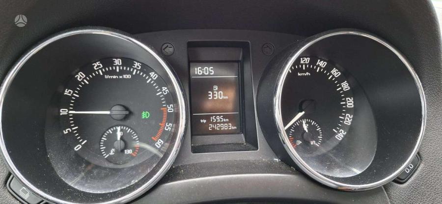 Grey Skoda Yeti 2016 in Vilnius, with an engine capacity of 2.00 L and mileage of 243 thousand km for 5450 €, photo 12 on AUTOMOTO.COM.LV