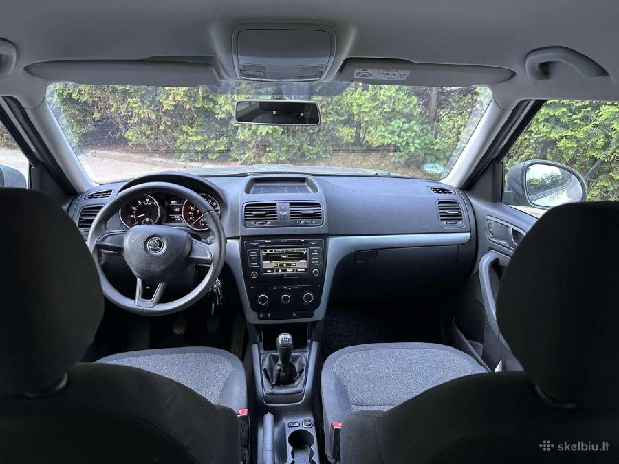 Pelēks Skoda Yeti 2016 Kėdainiai, ar dzinēja tilpumu 1.20 L un nobraukumu 147 tūkst. km par 6900 €, foto 8 vietnē AUTOMOTO.COM.LV
