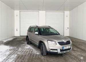 Pelēks Skoda Yeti 2015 Viļņa, ar dzinēja tilpumu 1.97 L un nobraukumu 178 tūkst. km par 7000 €, foto  vietnē AUTOMOTO.COM.LV
