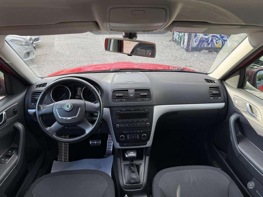 Sarkans Skoda Yeti 2011 Ukmergė, ar dzinēja tilpumu 1.20 L un nobraukumu 240 tūkst. km par 3550 €, foto 13 vietnē AUTOMOTO.COM.LV