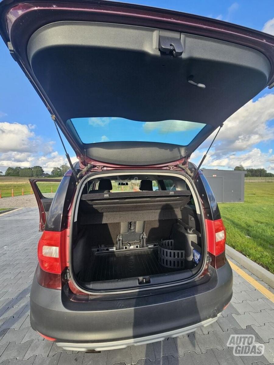 Red Skoda Yeti 2012 in Klaipeda, with an engine capacity of 1.20 L and mileage of 218 thousand km for 5500 €, photo 21 on AUTOMOTO.COM.LV
