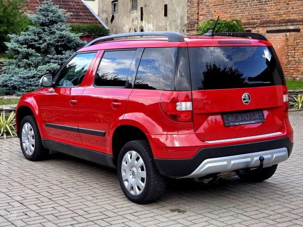 Red Skoda Yeti 2014 in Kedainiai, with an engine capacity of 1.97 L and mileage of 286 thousand km for 7750 €, photo 7 on AUTOMOTO.COM.LV