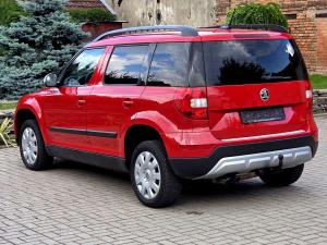 Red Skoda Yeti 2014 in Kedainiai, with an engine capacity of 1.97 L and mileage of 286 thousand km for 7750 €, photo 8 on AUTOMOTO.COM.LV