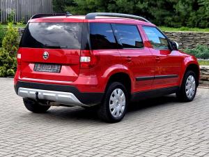Red Skoda Yeti 2014 in Kedainiai, with an engine capacity of 1.97 L and mileage of 286 thousand km for 7750 €, photo 10 on AUTOMOTO.COM.LV