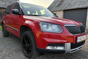 Red Skoda Yeti 2014 in Utena, with an engine capacity of 1.80 L and mileage of 308 thousand km for 6250 €, photo 3 on AUTOMOTO.COM.LV
