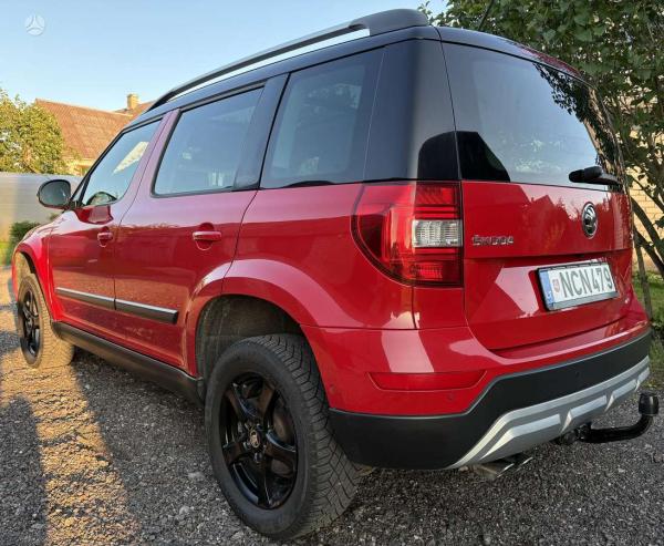 Red Skoda Yeti 2014 in Utena, with an engine capacity of 1.80 L and mileage of 308 thousand km for 6250 €, photo 5 on AUTOMOTO.COM.LV