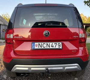 Red Skoda Yeti 2014 in Utena, with an engine capacity of 1.80 L and mileage of 308 thousand km for 6250 €, photo 7 on AUTOMOTO.COM.LV