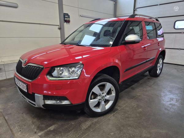 Sarkans Skoda Yeti 2014 Raseiniai, ar dzinēja tilpumu 1.97 L un nobraukumu 257 tūkst. km par 6900 €, foto 1 vietnē AUTOMOTO.COM.LV