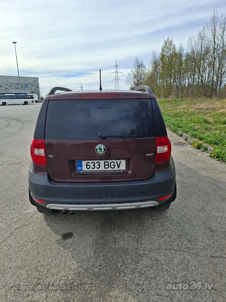 Red Skoda Yeti 2012 in Tallinn, with an engine capacity of 1.40 L and mileage of 113 thousand km for 5200 €, photo 5 on AUTOMOTO.COM.LV