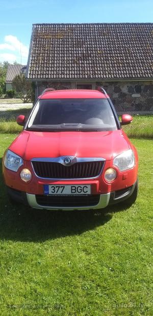 Sarkans Skoda Yeti 2012 Tallina, ar dzinēja tilpumu 1.20 L un nobraukumu 185 tūkst. km par 3990 €, foto 3 vietnē AUTOMOTO.COM.LV