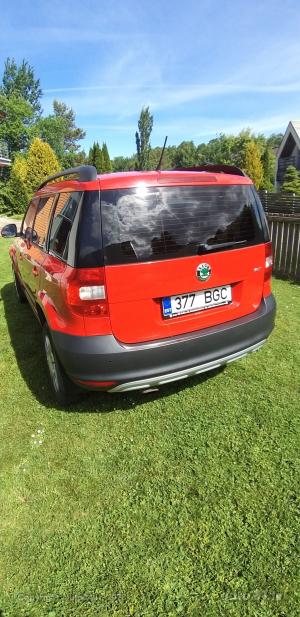 Sarkans Skoda Yeti 2012 Tallina, ar dzinēja tilpumu 1.20 L un nobraukumu 185 tūkst. km par 3990 €, foto 5 vietnē AUTOMOTO.COM.LV