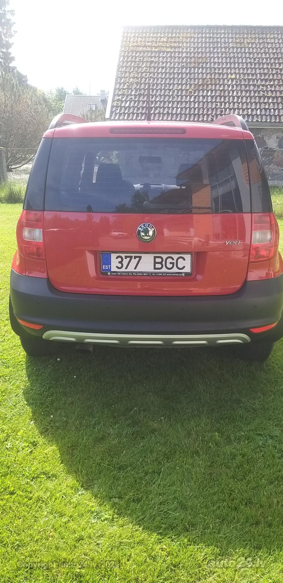 Sarkans Skoda Yeti 2012 Tallina, ar dzinēja tilpumu 1.20 L un nobraukumu 185 tūkst. km par 3990 €, foto 10 vietnē AUTOMOTO.COM.LV