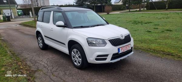White Skoda Yeti 2014 in Kedainiai, with an engine capacity of 1.20 L and mileage of 221 thousand km for 4999 €, photo 1 on AUTOMOTO.COM.LV