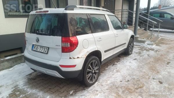 Balts Skoda Yeti 2014 Rīga, ar dzinēja tilpumu 2.00 L un nobraukumu 297 tūkst. km par 2750 €, foto 2 vietnē AUTOMOTO.COM.LV