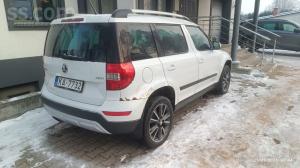 White Skoda Yeti 2014 in Riga, with an engine capacity of 2.00 L and mileage of 297 thousand km for 2750 €, photo 2 on AUTOMOTO.COM.LV