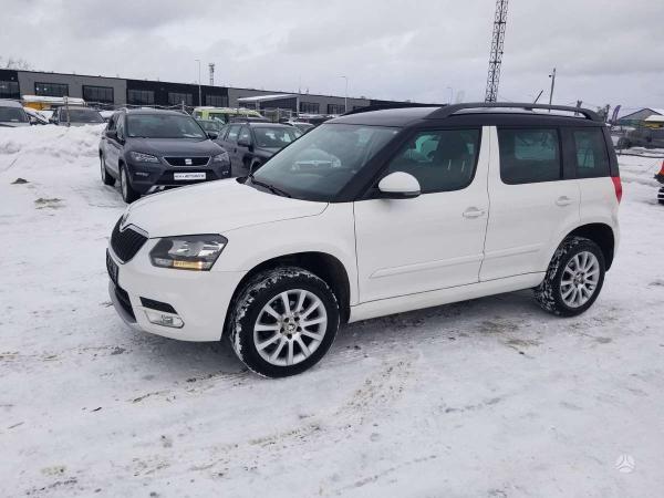 White Skoda Yeti 2014 in Kaunas, with an engine capacity of 1.97 L and mileage of 344 thousand km for 5850 €, photo 3 on AUTOMOTO.COM.LV