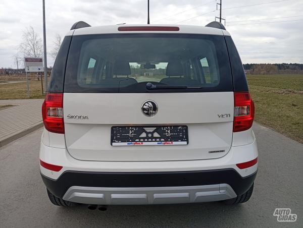 White Skoda Yeti 2014 in Vilnius, with an engine capacity of 1.60 L and mileage of 307 thousand km for 6700 €, photo 6 on AUTOMOTO.COM.LV