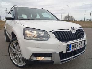 White Skoda Yeti 2014 in Vilnius, with an engine capacity of 1.60 L and mileage of 307 thousand km for 6700 €, photo 10 on AUTOMOTO.COM.LV