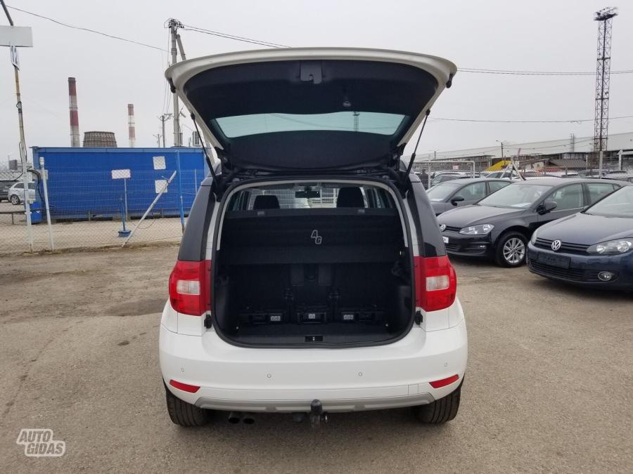 White Skoda Yeti 2014 in Kaunas, with an engine capacity of 2.00 L and mileage of 344 thousand km for 5250 €, photo 22 on AUTOMOTO.COM.LV