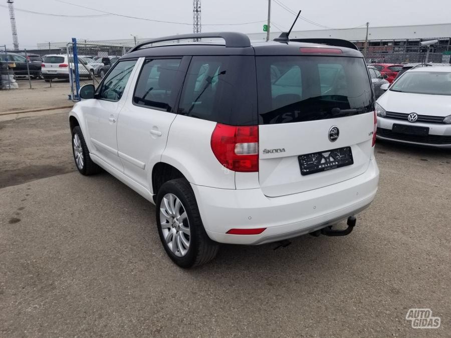 Balts Skoda Yeti 2014 Kauņa, ar dzinēja tilpumu 2.00 L un nobraukumu 344 tūkst. km par 4999 €, foto 8 vietnē AUTOMOTO.COM.LV