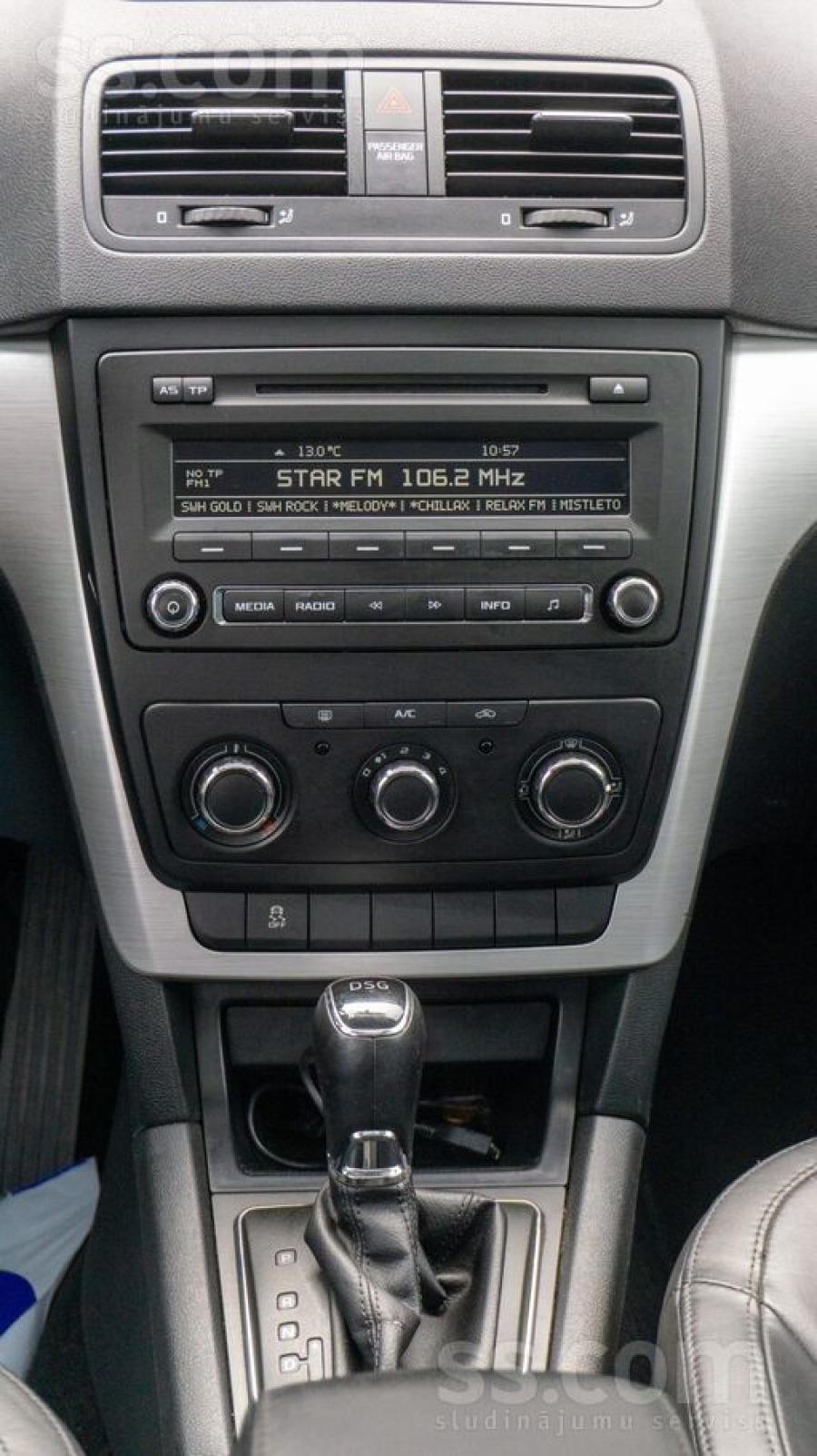 Balts Skoda Yeti 2014 Rīga, ar dzinēja tilpumu 1.40 L un nobraukumu 162 tūkst. km par 6190 €, foto 14 vietnē AUTOMOTO.COM.LV