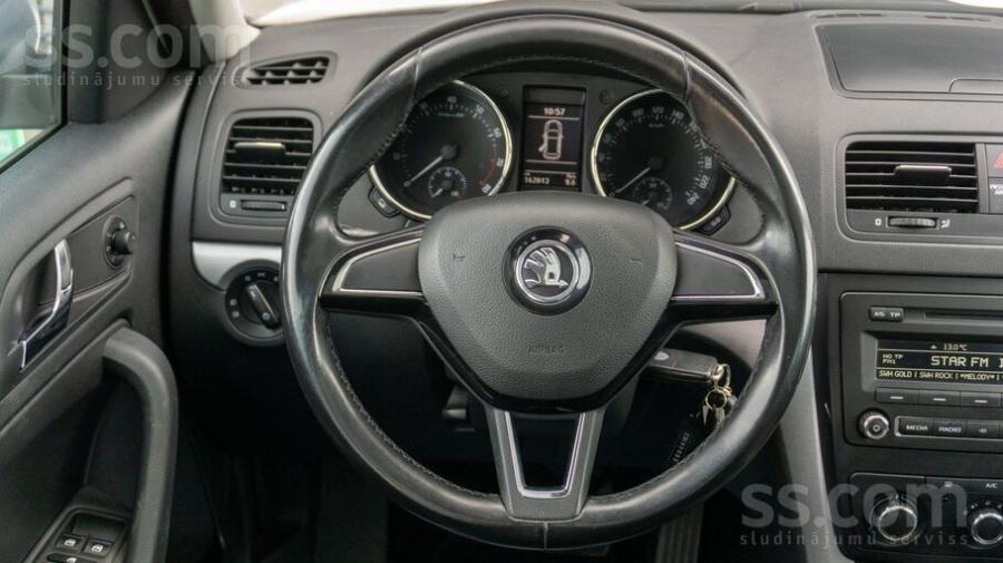 Balts Skoda Yeti 2014 Rīga, ar dzinēja tilpumu 1.40 L un nobraukumu 162 tūkst. km par 6190 €, foto 15 vietnē AUTOMOTO.COM.LV