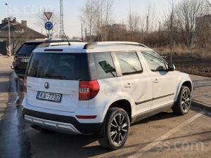 White Skoda Yeti 2014 in Riga, with an engine capacity of 2.00 L and mileage of 285 thousand km for 4900 €, photo 7 on AUTOMOTO.COM.LV