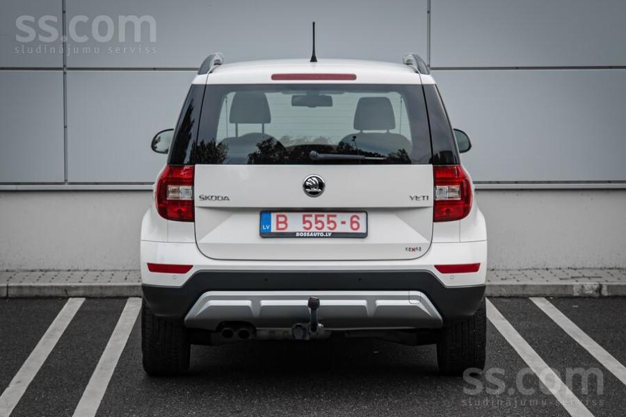 White Skoda Yeti 2015 in Riga, with an engine capacity of 2.00 L and mileage of 0 thousand km for 11950 €, photo 5 on AUTOMOTO.COM.LV