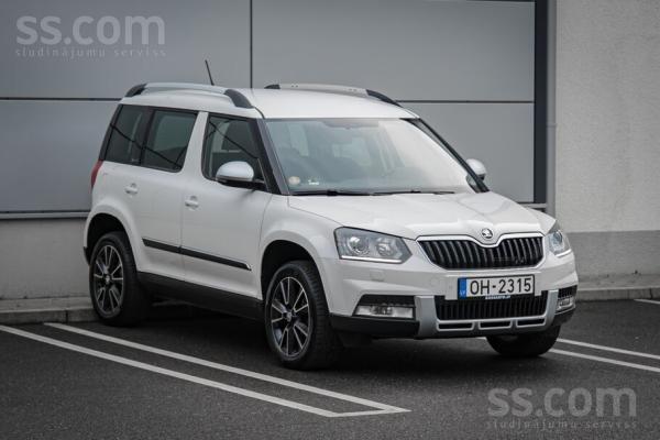 White Skoda Yeti 2015 in Riga, with an engine capacity of 2.00 L and mileage of 195 thousand km for 11150 €, photo 4 on AUTOMOTO.COM.LV