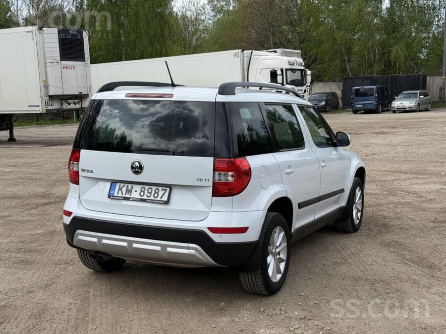 Balts Skoda Yeti 2016 Rīga, ar dzinēja tilpumu 1.40 L un nobraukumu 131 tūkst. km par 7950 €, foto 6 vietnē AUTOMOTO.COM.LV