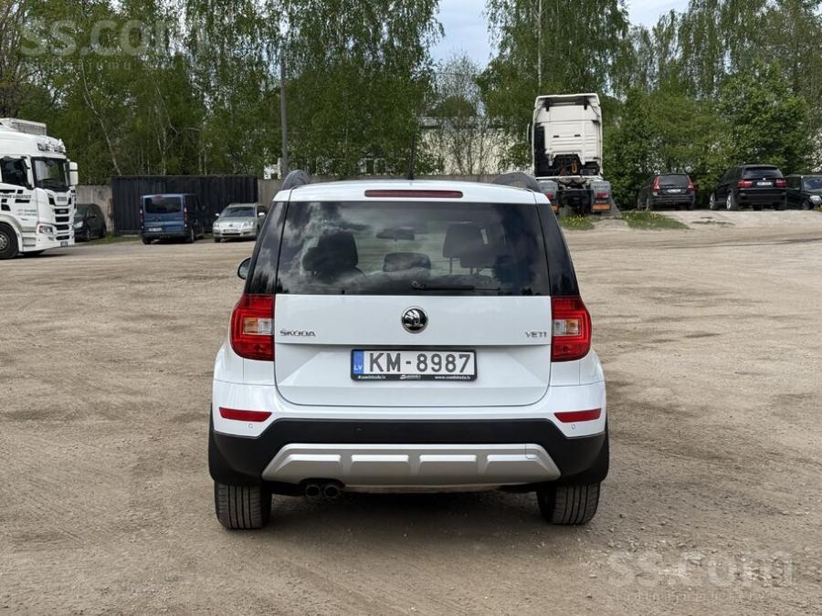 Balts Skoda Yeti 2016 Rīga, ar dzinēja tilpumu 1.40 L un nobraukumu 131 tūkst. km par 7950 €, foto 7 vietnē AUTOMOTO.COM.LV