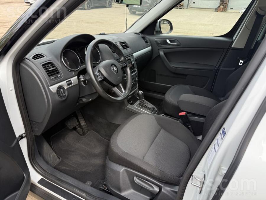 Balts Skoda Yeti 2016 Rīga, ar dzinēja tilpumu 1.40 L un nobraukumu 131 tūkst. km par 7950 €, foto 10 vietnē AUTOMOTO.COM.LV