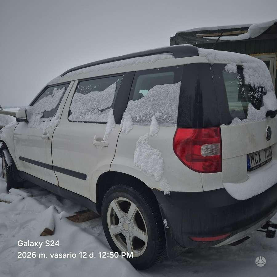 Balts Skoda Yeti 2011 Šauļi, ar dzinēja tilpumu 0.00 L un nobraukumu 210 tūkst. km par 1000 €, foto 1 vietnē AUTOMOTO.COM.LV