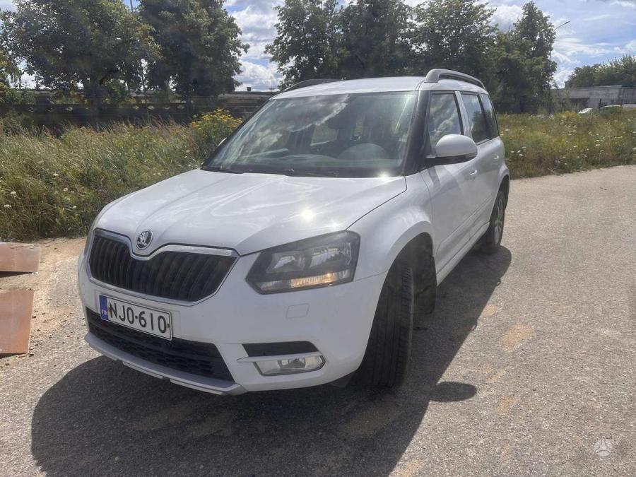 Balts Skoda Yeti 2015 Marijampole, ar dzinēja tilpumu 1.20 L un nobraukumu 268 tūkst. km par 2700 €, foto 1 vietnē AUTOMOTO.COM.LV
