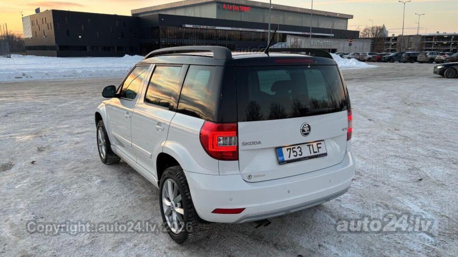 White Skoda Yeti 2015 in Tallinn, with an engine capacity of 1.40 L and mileage of 139 thousand km for 9990 €, photo 5 on AUTOMOTO.COM.LV