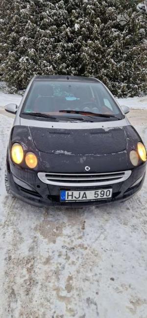 Melns Smart Forfour 2004 Viļņa, ar dzinēja tilpumu 1.49 L un nobraukumu 237 tūkst. km par 950 €, foto 2 vietnē AUTOMOTO.COM.LV