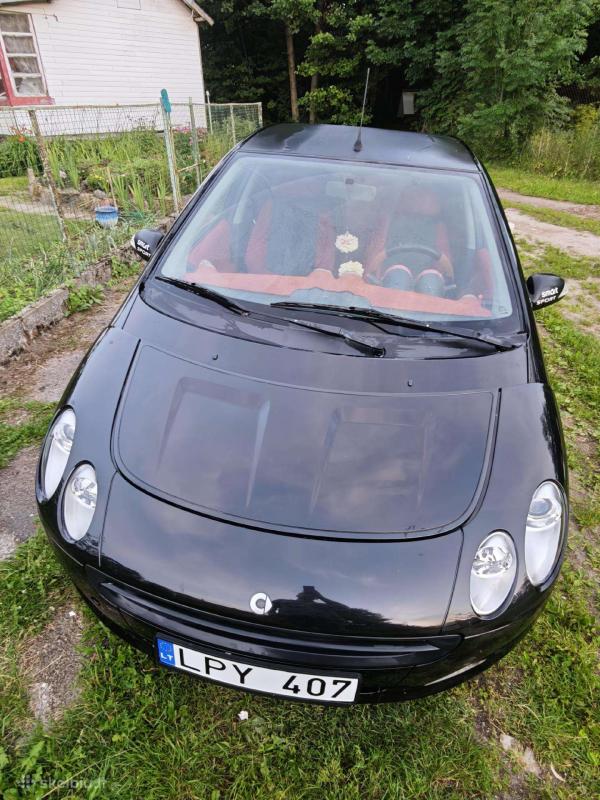 Black Smart Forfour 2006 in Klaipeda, with an engine capacity of 1.50 L and mileage of 270 thousand km for 600 €, photo 2 on AUTOMOTO.COM.LV
