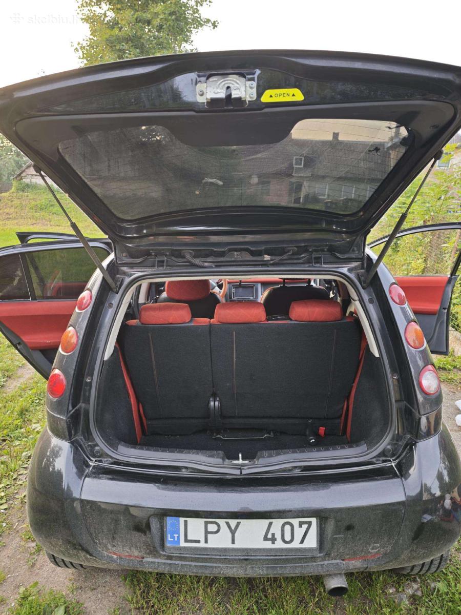 Black Smart Forfour 2006 in Klaipeda, with an engine capacity of 1.50 L and mileage of 270 thousand km for 600 €, photo 14 on AUTOMOTO.COM.LV