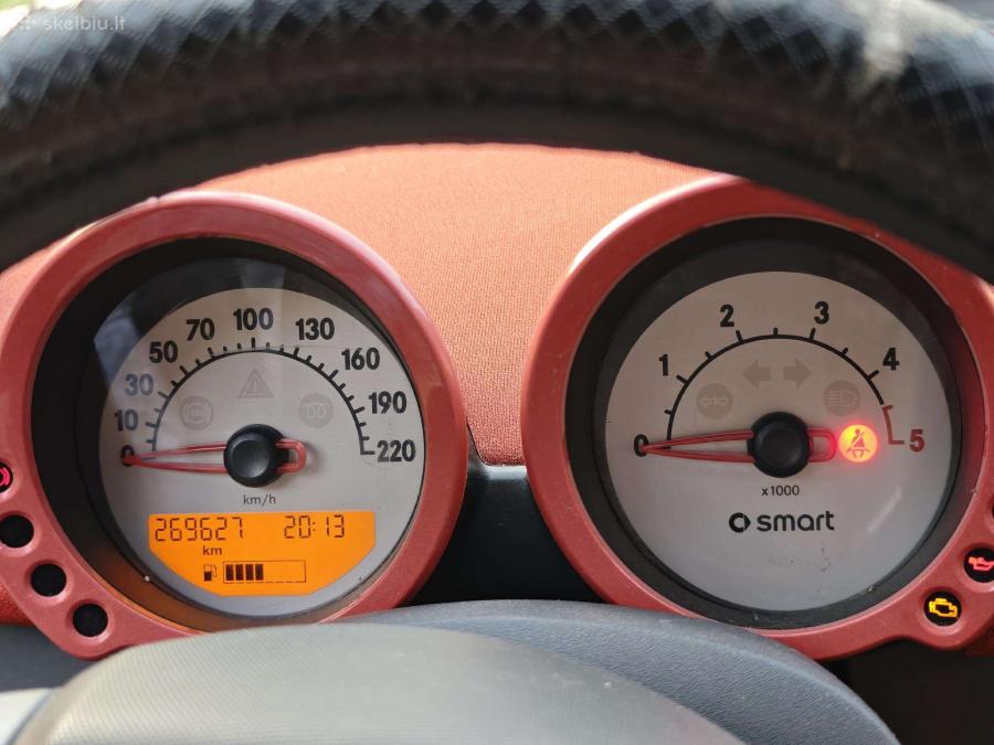 Black Smart Forfour 2006 in Klaipeda, with an engine capacity of 1.50 L and mileage of 270 thousand km for 600 €, photo 17 on AUTOMOTO.COM.LV