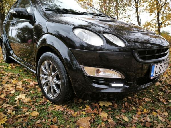 Black Smart Forfour 2006 in Jekabpils, with an engine capacity of 1.50 L and mileage of 215 thousand km for 1750 €, photo 7 on AUTOMOTO.COM.LV