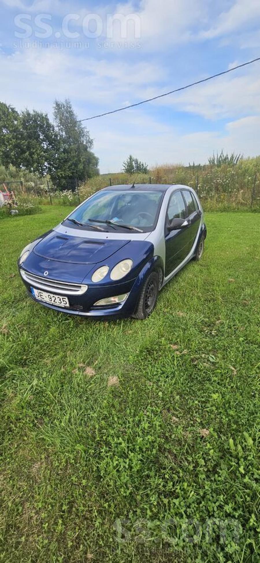 Blue Smart Forfour 2004 in Riga, with an engine capacity of 1.10 L and mileage of 231 thousand km for 850 €, photo 1 on AUTOMOTO.COM.LV