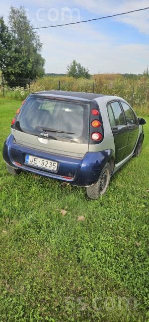 Blue Smart Forfour 2004 in Riga, with an engine capacity of 1.10 L and mileage of 231 thousand km for 850 €, photo 4 on AUTOMOTO.COM.LV