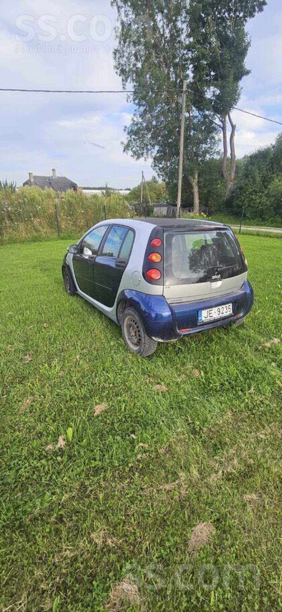 Blue Smart Forfour 2004 in Riga, with an engine capacity of 1.10 L and mileage of 231 thousand km for 850 €, photo 6 on AUTOMOTO.COM.LV