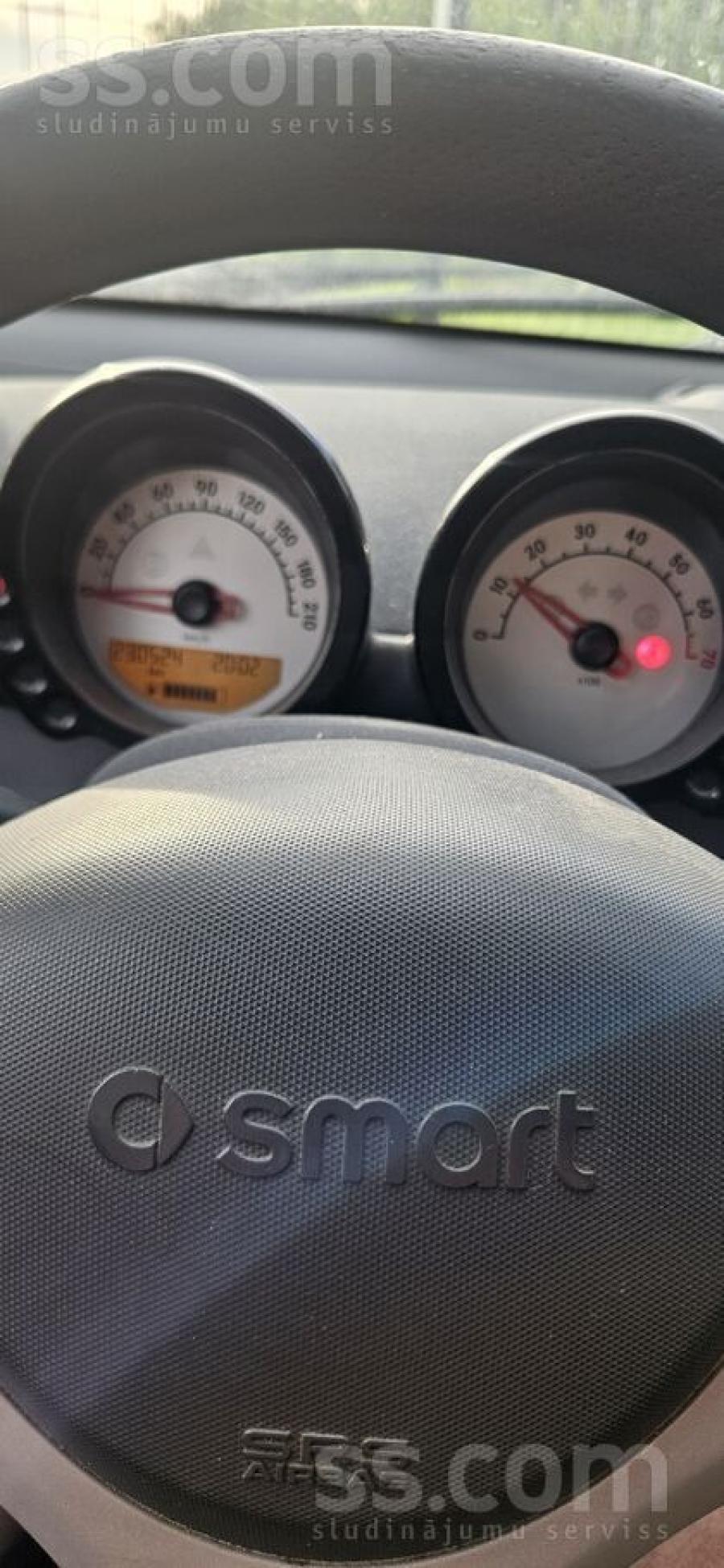 Blue Smart Forfour 2004 in Riga, with an engine capacity of 1.10 L and mileage of 231 thousand km for 850 €, photo 10 on AUTOMOTO.COM.LV