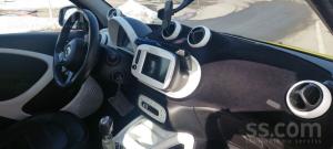Yellow Smart Forfour 2015 in Riga, with an engine capacity of 0.90 L and mileage of 167 thousand km for 6200 €, photo 9 on AUTOMOTO.COM.LV