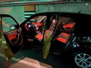 Yellow Smart Forfour 2017 in Vilnius, with an engine capacity of 1.00 L and mileage of 156 thousand km for 7200 €, photo 27 on AUTOMOTO.COM.LV