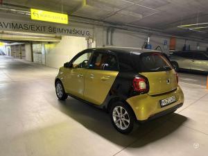 Yellow Smart Forfour 2017 in Vilnius, with an engine capacity of 1.00 L and mileage of 156 thousand km for 7200 €, photo 14 on AUTOMOTO.COM.LV